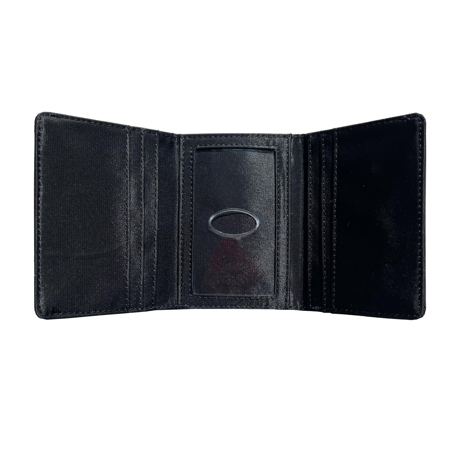 Big Skinny Men's RFID Blocking Tri-Fold Slim Wallet, Holds Up to 25 Cards, Black