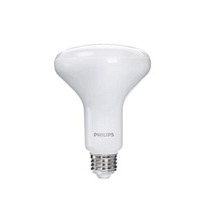 philips led dimmable br30 soft white light bulb with warm glow effect 650-lumen, 2700-2200-kelvin, 9-watt (65-watt equivalent), e26 base, frosted, 1-pack