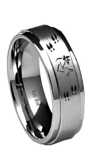 southern designs his doe ring for women - tungsten (8) for country girl friend promise or wedding