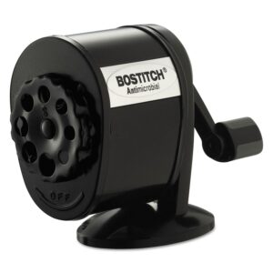 bostitch mps1blk counter-mount/wall-mount manual pencil sharpener, black