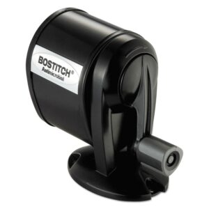 Bostitch MPS1BLK Counter-Mount/Wall-Mount Manual Pencil Sharpener, Black