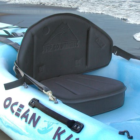 Surf To Summit The Drifter Kayak Seat Elevated Comfortable Kayak Backrest Back Support Adjustable Canoe Boat Seat Thick Kayak Seat Cushion 3" Seat Cushion