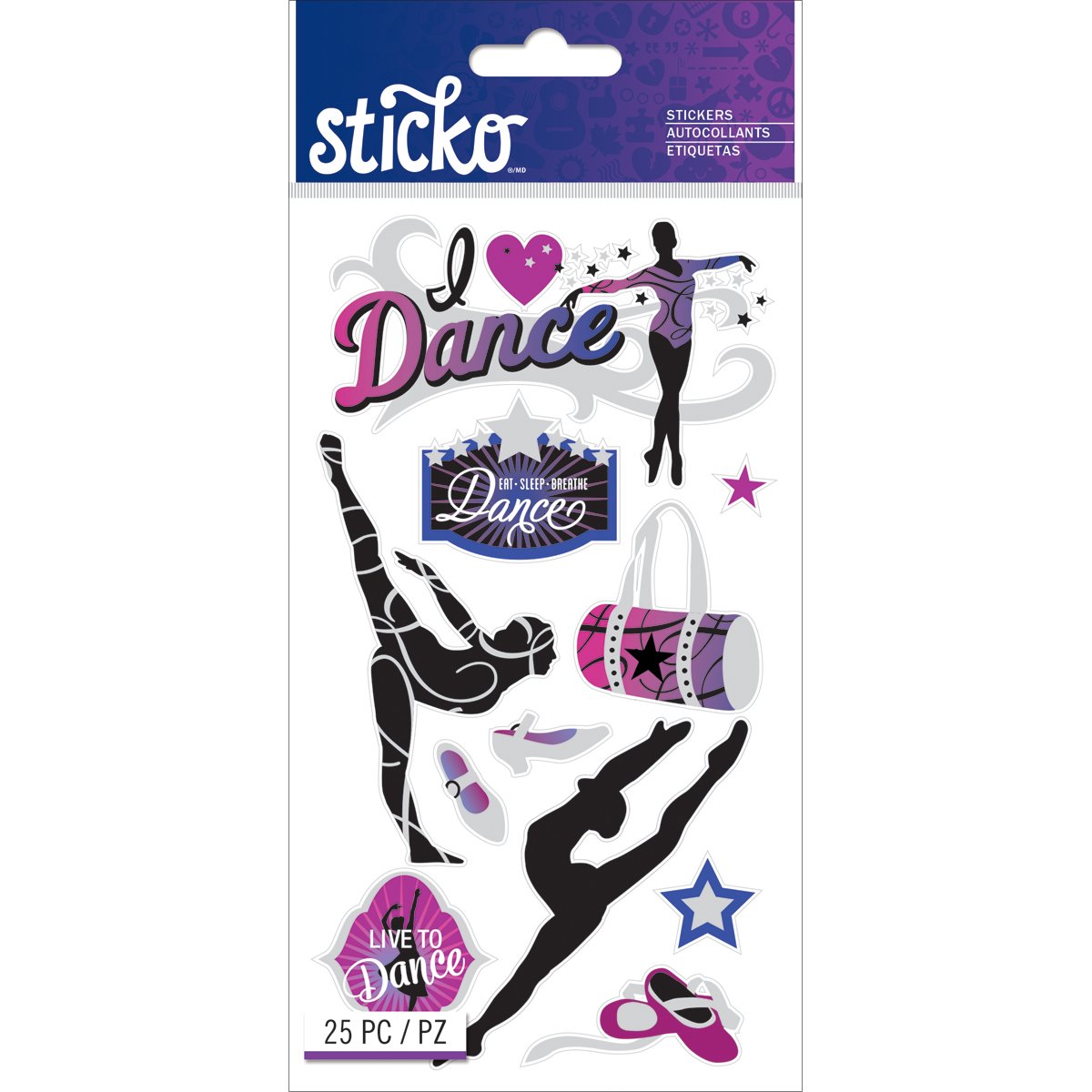 Sticko Sticker Themed-Dance 52-01311, Other