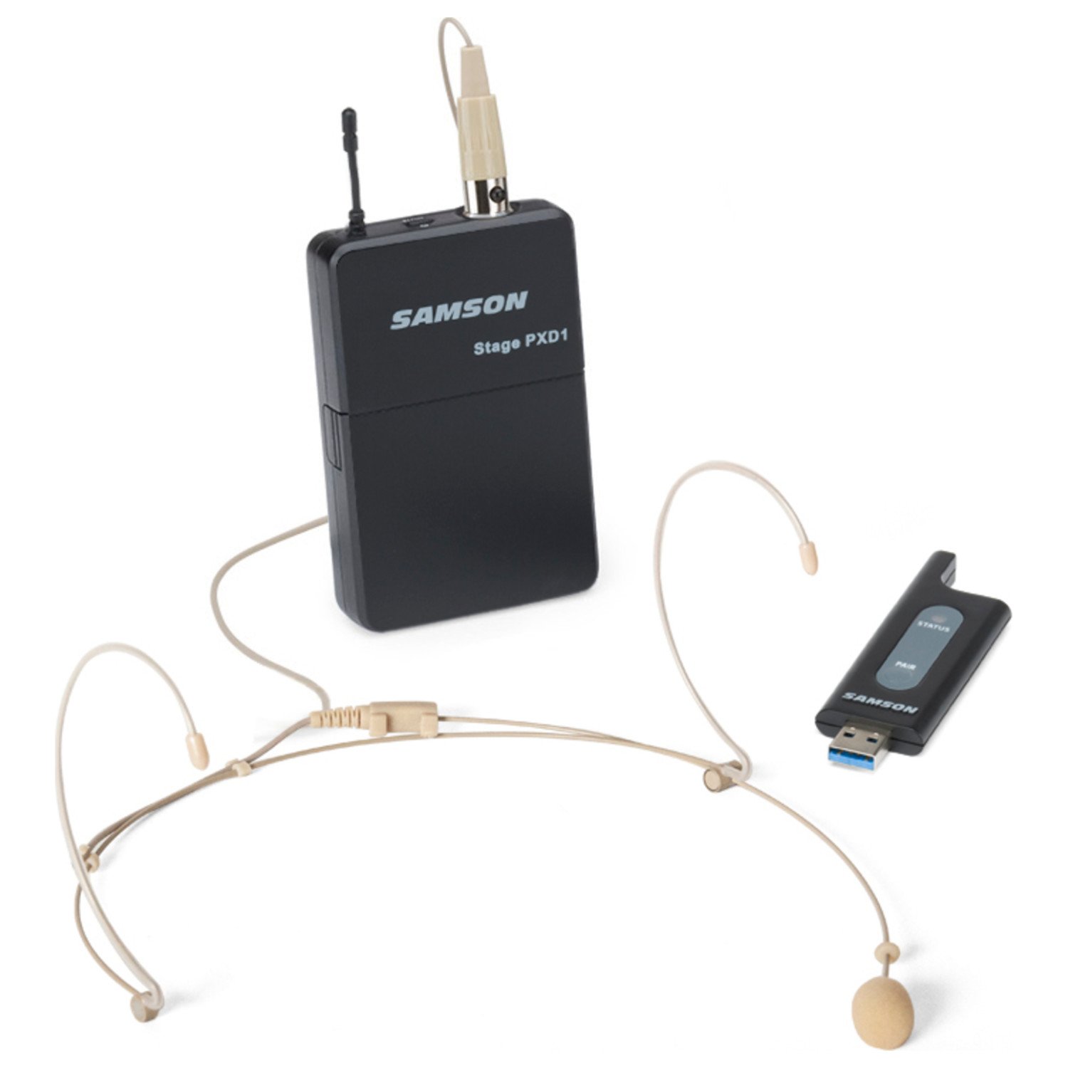 Samson SWXPD1BDE5 Stage XPD1 Headset - USB Digital Wireless System