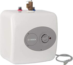 bosch electric mini-tank water heater tronic 3000 t 2.5-gallon (es2.5) - eliminate time for hot water - shelf, wall or floor mounted