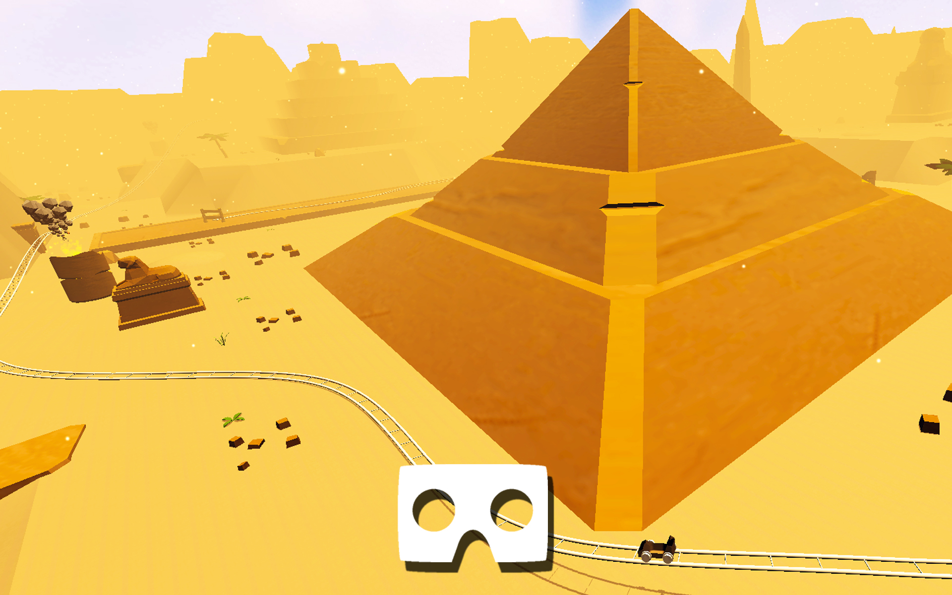 VR Ancient Egypt Train Ride (Google Cardboard)