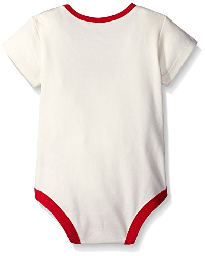 Disney Baby-Boys Mickey My First Birthday Creeper, Off White, 18 Months