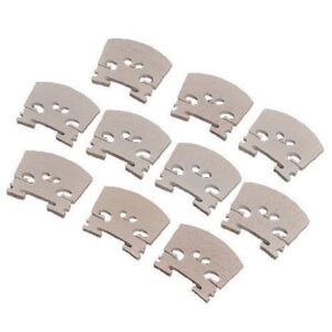 lsgoodcare 10pcs full size 4/4 violin maple bridge violin parts