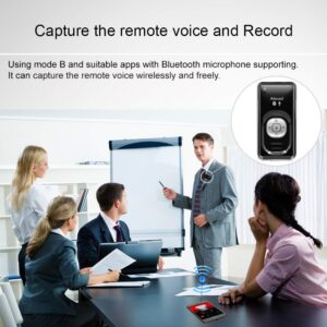 Alead Nolan LiveMIC2 Bluetooth Microphone, Long Range, Low Latency, Clear Sound with uni, Omni, ext mic for Education, webinar, Conference, Hearing Impairment, PA Systems, PC Audio, Voice Recording