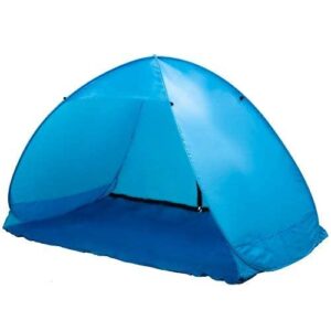 thermalab anti uv beach tent with carry bag, blue