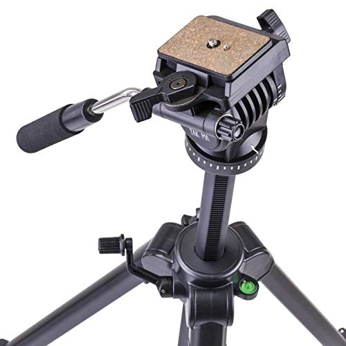 Takama 66" 3 Section Flip Video Camera Tripod withFluid Drag Head