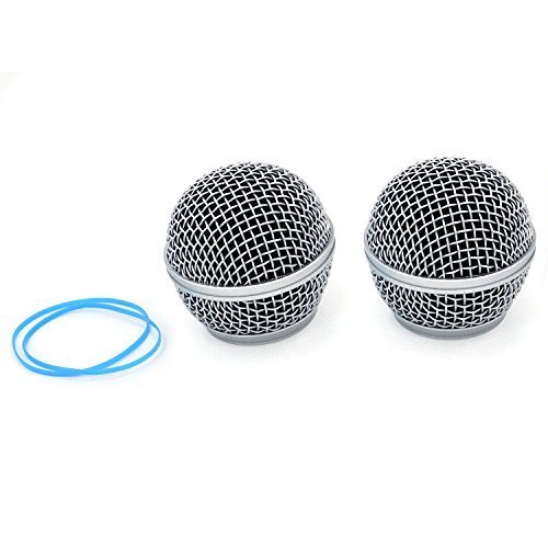 ZRAMO TH115 Microphone Ball Head Mesh Grill for SM58 BETA58 SM58LC SA-M30 SV100 RK143G for Pgx2 Slx2 Wireless Microphones Replacement Universal Screen