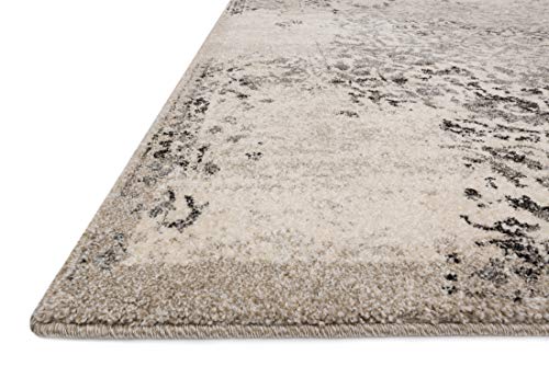 Loloi Emory Ivory/Charcoal 5'-3" x 7'-7" Area Rug