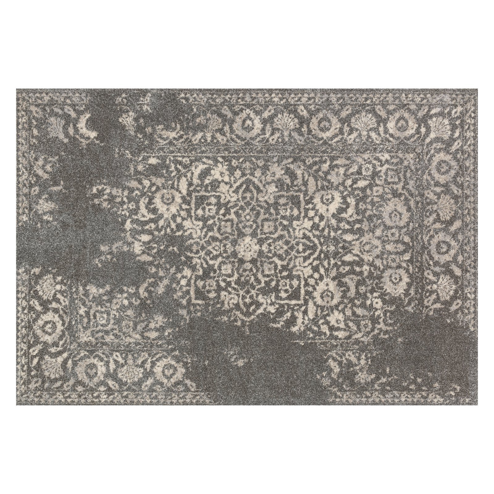 Loloi Emory Charcoal/Ivory 2'-5" x 7'-7" Runner Rug