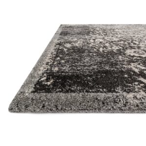 Loloi Emory Charcoal/Ivory 2'-5" x 7'-7" Runner Rug