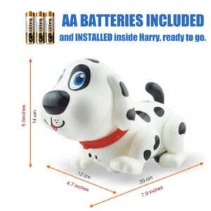 WEofferwhatYOUwant Electronic Pet Dog - Original Batteries Included Interactive Puppy Robot Harry Responds to Touch, Walking, Chasing and Fun Activities