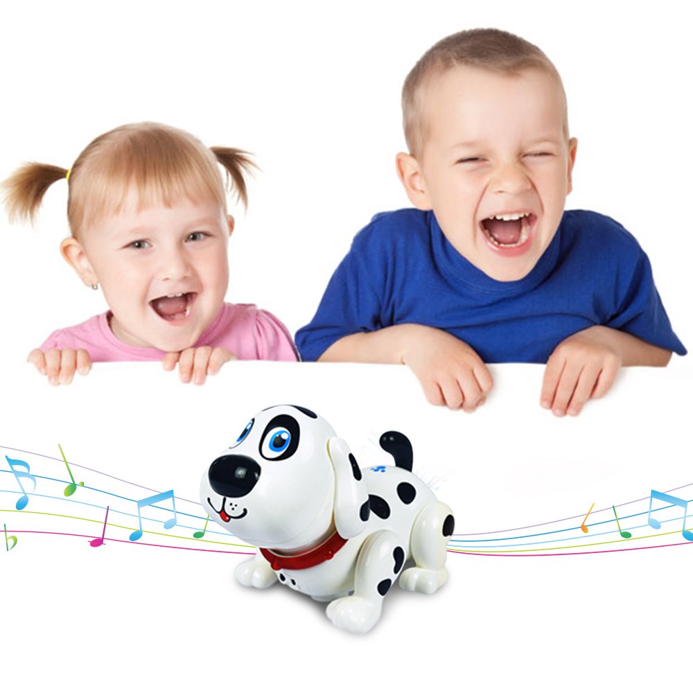 WEofferwhatYOUwant Electronic Pet Dog - Original Batteries Included Interactive Puppy Robot Harry Responds to Touch, Walking, Chasing and Fun Activities