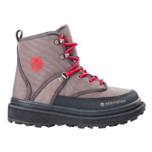 redington crosswater youth sticky rubber boot - 4k, bark