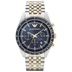 emporio armani men's ar6088 sport two tone watch