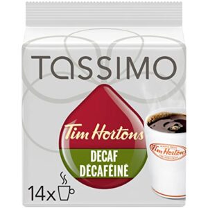 tassimo tim horton's decaf coffee, 14 t-discs {imported from canada}