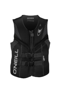 o'neill men's reactor uscg life vest blkblkblk medium