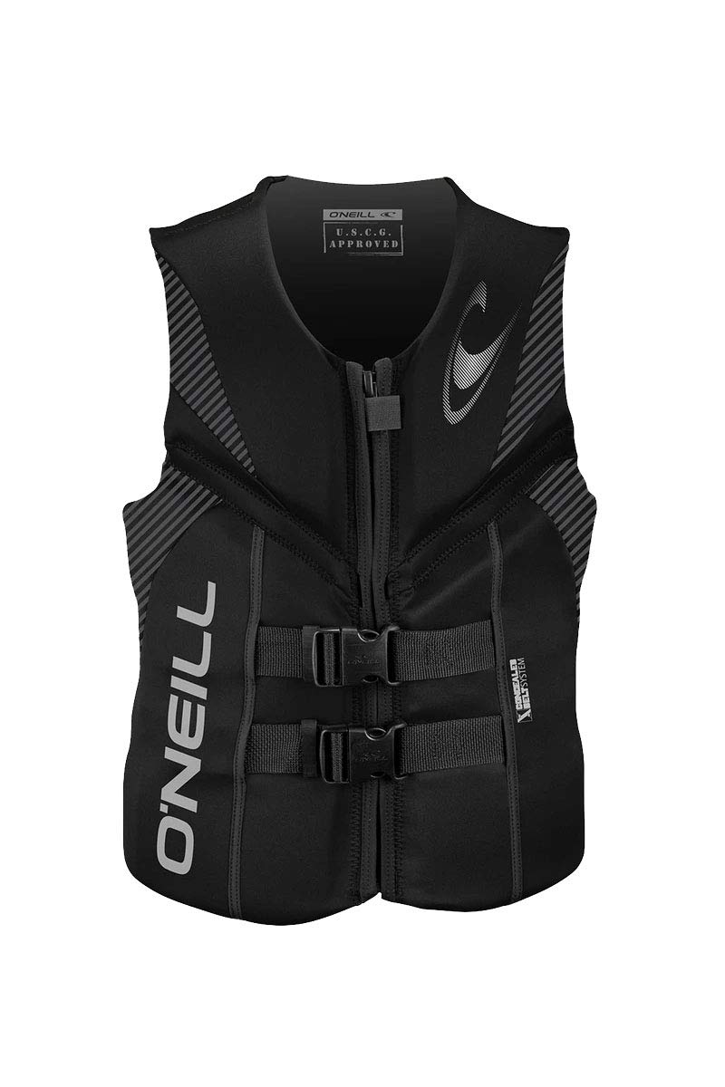 O'Neill Men's Reactor USCG Life Vest BLKBLKBLK MEDIUM