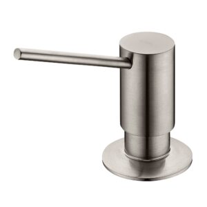 kraus kitchen soap and lotion dispenser in stainless steel, ksd-41ss