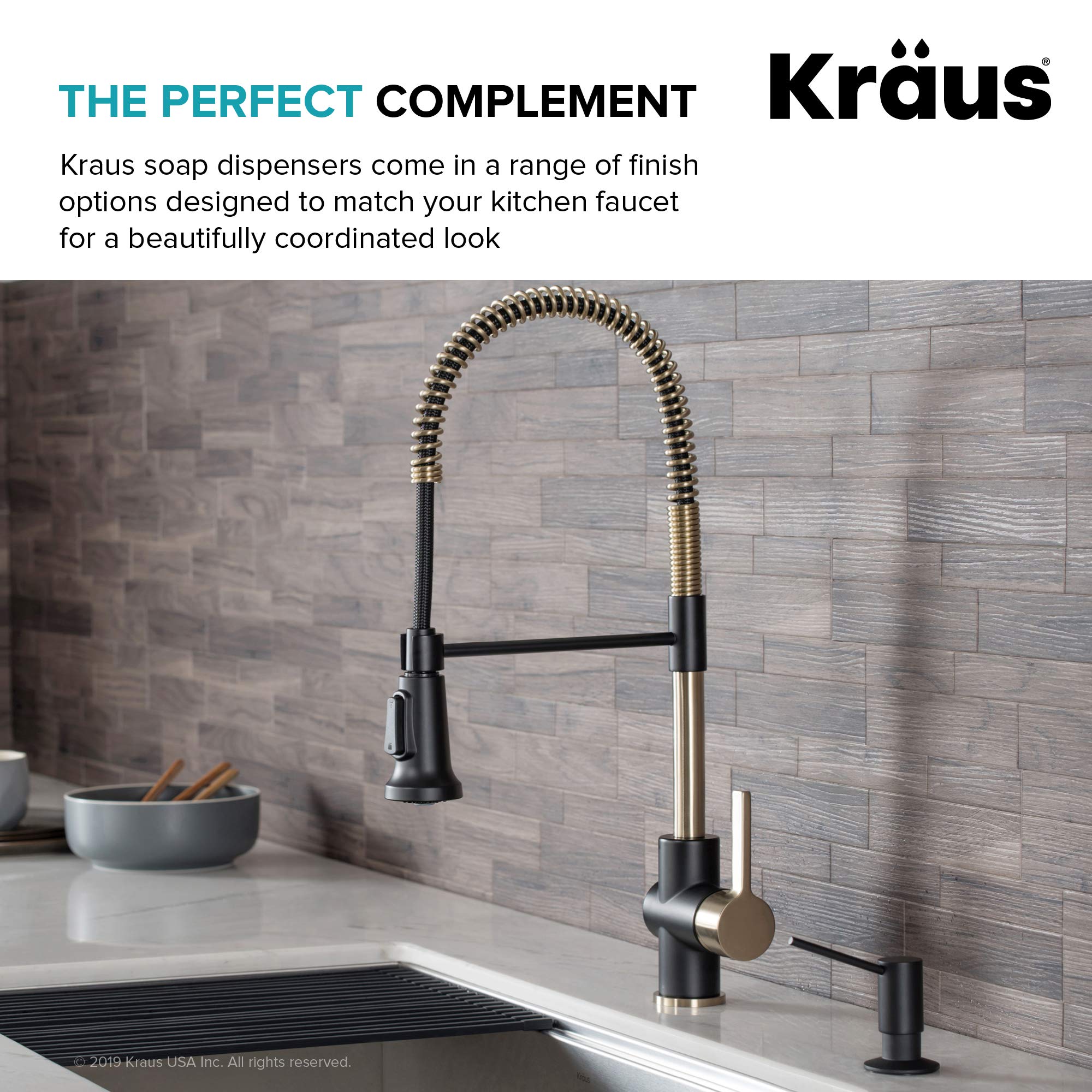 KRAUS Kitchen Soap and Lotion Dispenser in Stainless Steel, KSD-41SS