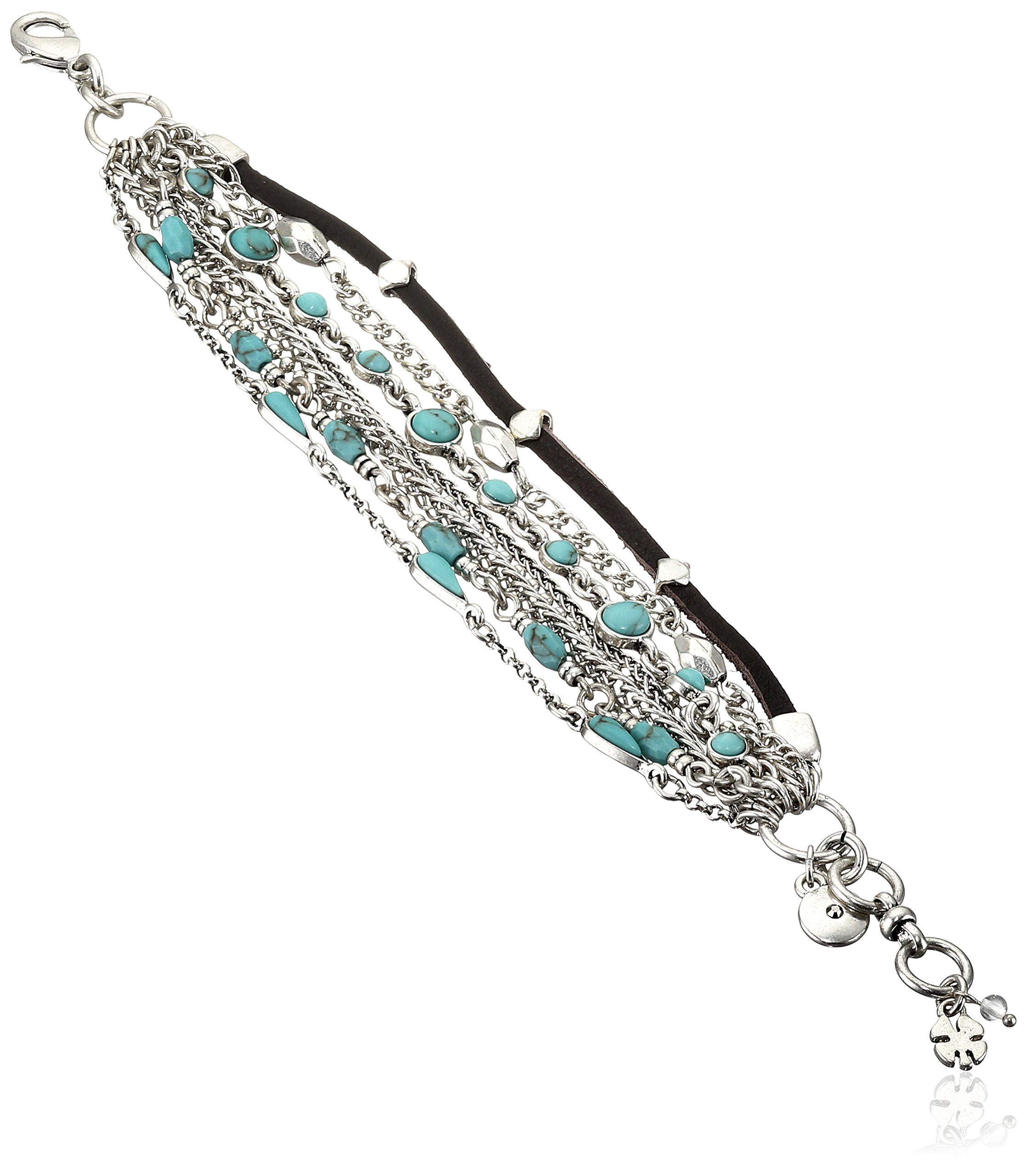 Lucky Brand Mini Lucky Layer Turquoise Bracelet