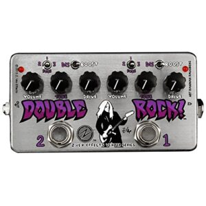 zvex effects double rock vexter series distortion boost guitar pedal