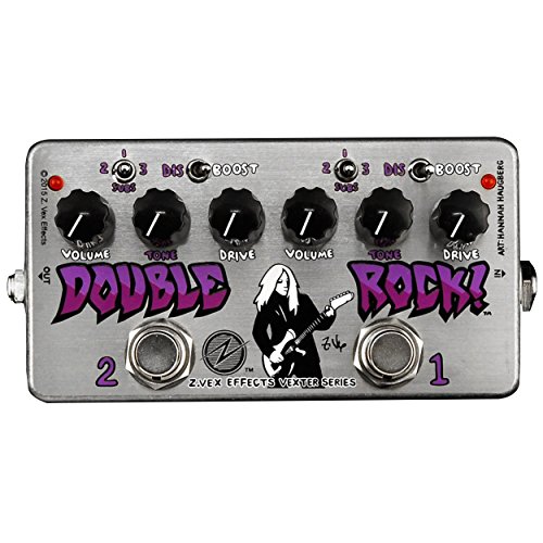 ZVEX Effects Double Rock Vexter Series Distortion Boost Guitar Pedal