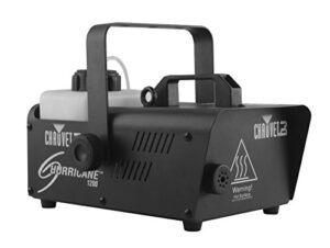 chauvet dj h1200 compact and lightweight fog machine w/timer remote , black