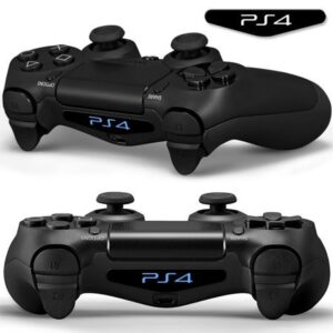 uushop led light bar decals stickers for playstation ps4 controller qty 2 - words