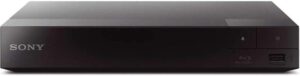 sony wi-fi upgraded multi region zone free blu ray dvd player - pal/ntsc - wi-fi - 1 usb, 1 hdmi, 1 coax, 1 ethernet connections - 6 feet hdmi cable included