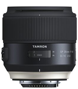 tamron f1.8 vc 35mm usd lens for nikon - black