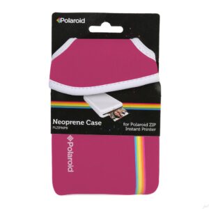 Zink Polaroid Neoprene Pouch for The Polaroid Zip Mobile Printer (Pink)