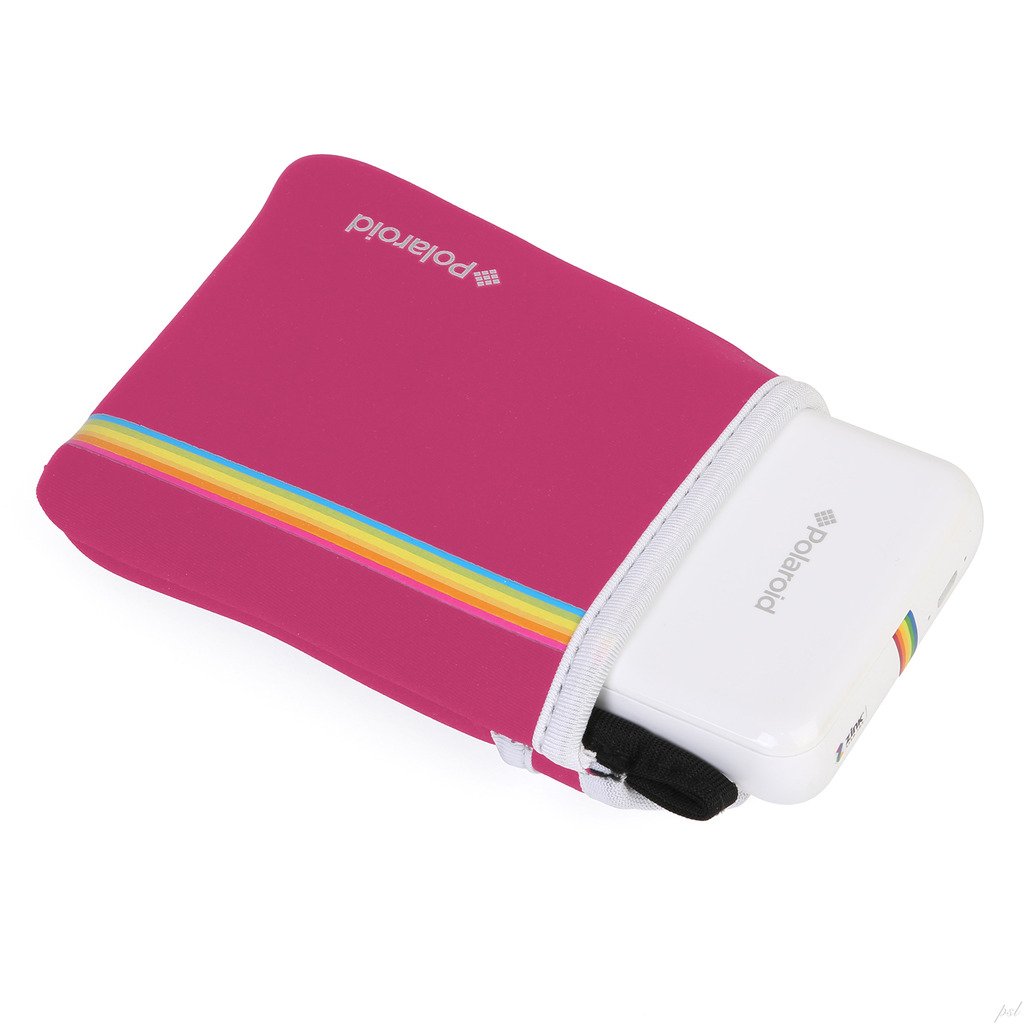 Zink Polaroid Neoprene Pouch for The Polaroid Zip Mobile Printer (Pink)