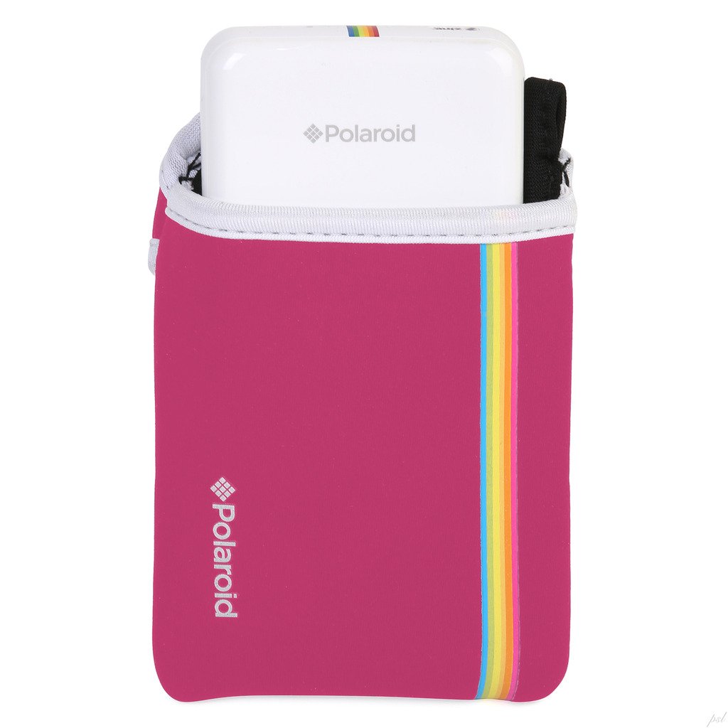 Zink Polaroid Neoprene Pouch for The Polaroid Zip Mobile Printer (Pink)