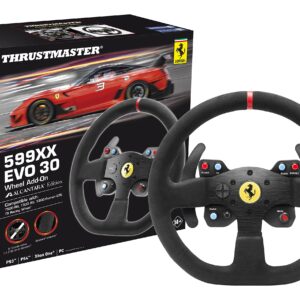 Thrustmaster F599XX EVO 30 Wheel Alcantara Edition Add-On (Compatible with XBOX Series X/S, One, PS5, PS4, PC)