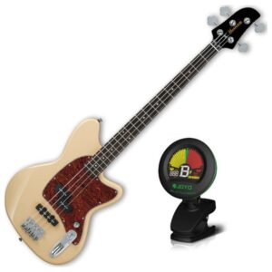 Ibanez TMB100IV Ivory Talman Bass Series Electric Bass w/Tuner