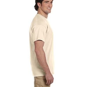 Fruit of the Loom 5 oz, 100% Heavy Cotton HD T-Shirt, Medium, Natural