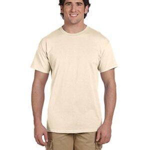 Fruit of the Loom 5 oz, 100% Heavy Cotton HD T-Shirt, Medium, Natural