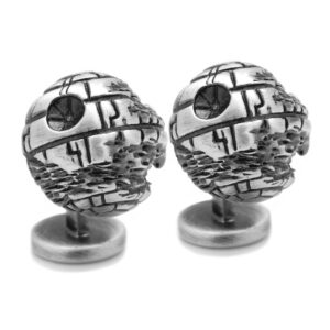 Star Wars 3D Death Star II Cufflinks, Officially Licensed