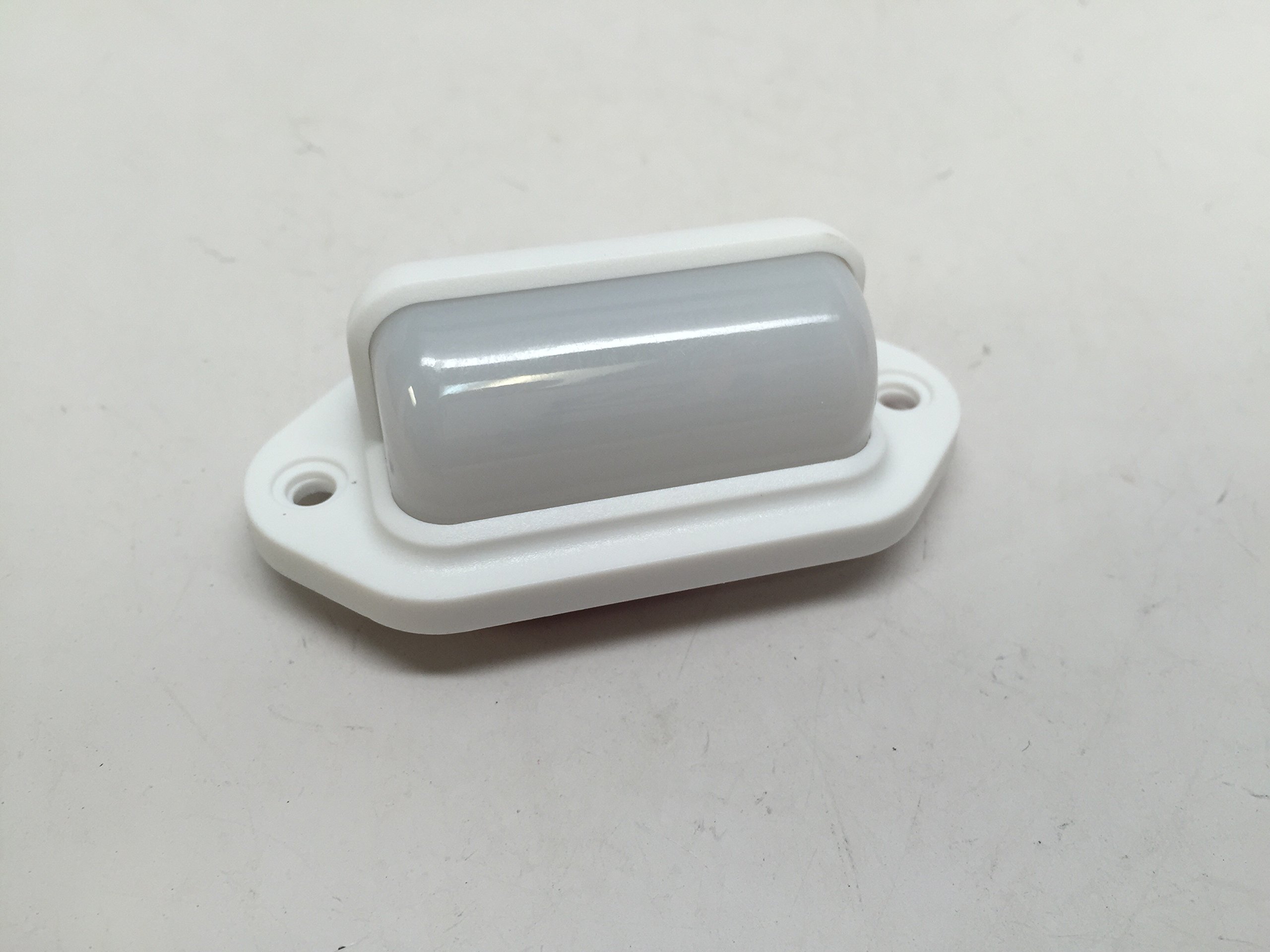 Marine Boat LED RV Blue LED Companion Way Courtesy Light 2.6"X1.3" White HOUSING