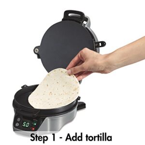 Hamilton Beach, Silver 25495 Breakfast Burrito Maker, 9.8 x 8.7 x 5.6 inches