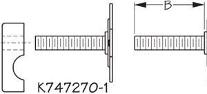 Sea-Lect Designs Footbrace Stud Mount Kit