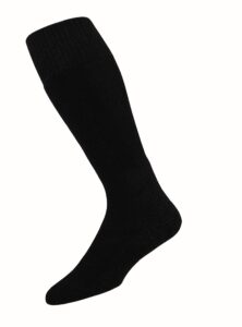 thorlos women's skx max cushion ski over the calf socks, black diamond, large