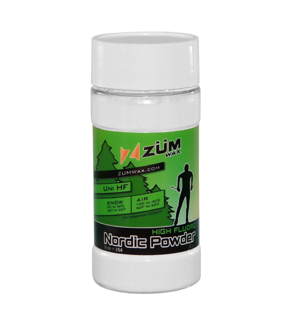 ZUMWax Nordic/Cross-Country HIGH Speed Racing Powder - Super Nano Racing Technology - Super-Fast!!! Environmentally Friendly & Non-Toxic! Fully TSCA Compliant!!!