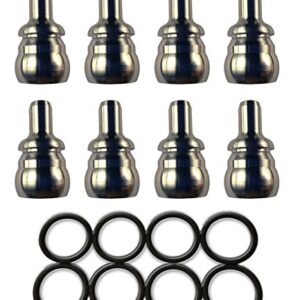 HHC Diesel ~ FORD 6.0L LeakProof Nipple Cups/Ball Tube Kit! Includes 8-LeakProof Nipple Cups and 8-Heavy Duty Viton Seals ~ F60L-8NIPPLE