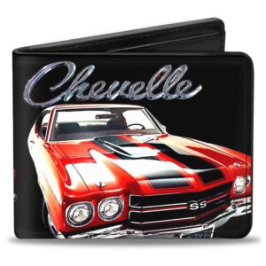 buckle-down bifold wallet chevelle,4.0" x 3.5"